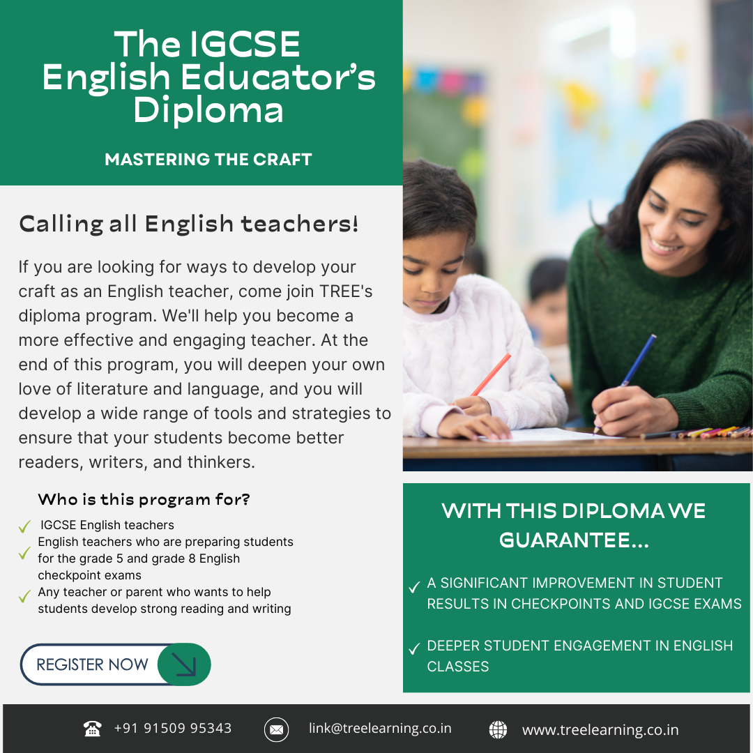 The IGCSE English Educator’s Diploma | Tree Learning