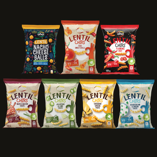 Oho Lentil Variety Box (7 Packs) | GB Beverages