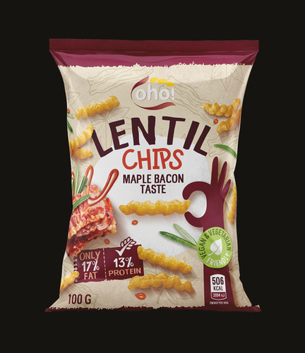 Oho Lentil Chips Maple Bacon | Bacon Lentils | GBB