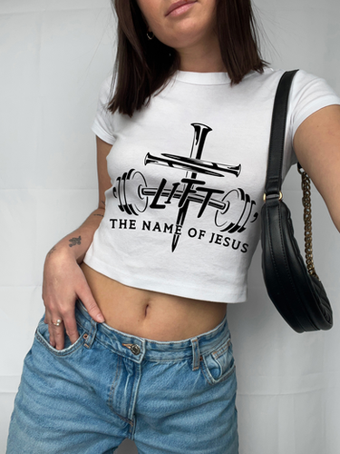LIFT the Name of Jesus Crop Top | WWP