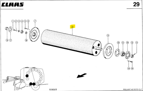Claas Rollant 46 Rollers 1,2,13 | Taits Rural Ltd