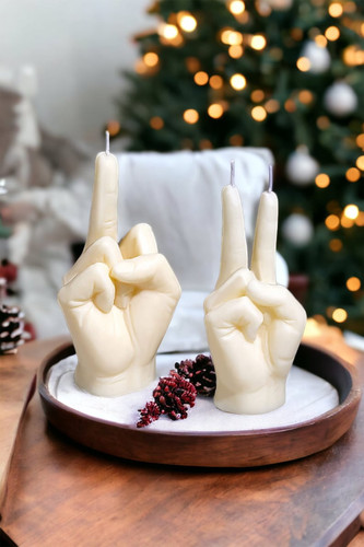 XL Large Middle Finger Candle | Monlix Candles