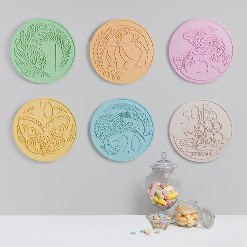Set of 6x "Sweet Cents" Candy Coins | One Lane Bridge