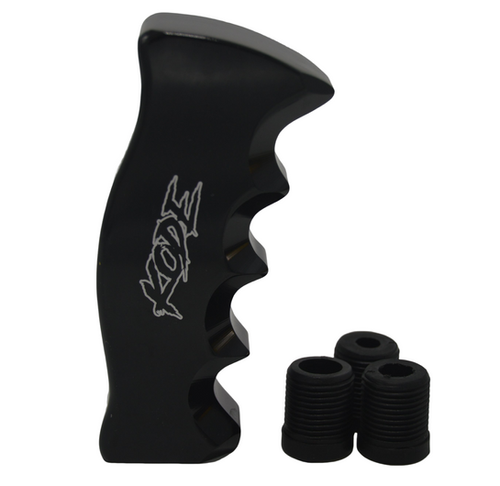 KODE Billet Grid Style Screw On Gear Knob 11cm Long-Black | kodeshop