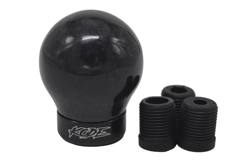 KODE Screw On Gear Knob 5cm Dia.-Real Carbon | kodeshop