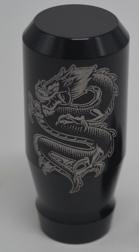 KODE Screw On Gear Knob 8cm Long-Engraved Dragon | kodeshop