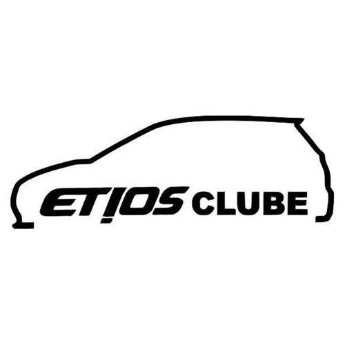Adesivo Clube do Toyota Etios - 15cm | Queen Adesivos