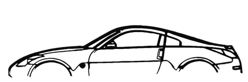 Nissan 350Z Vector Images - Instant Download for Designers