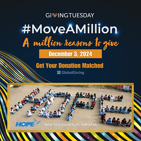 HOPE USA | Help End Poverty in Pakistan | Empower Women and Children ...