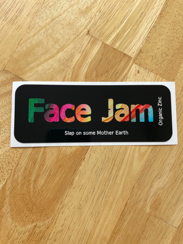 Face Jam ‘Black’ Sticker | FACEJAM