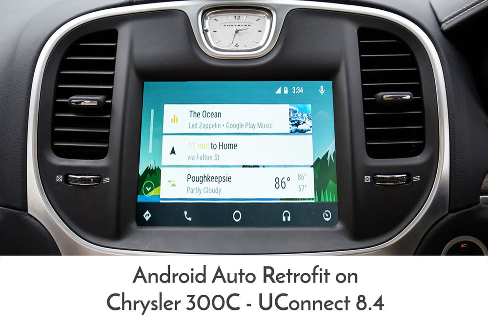 Apple CarPlay / Android Auto Retrofit for Chrysler 300C 2nd Gen, with ...