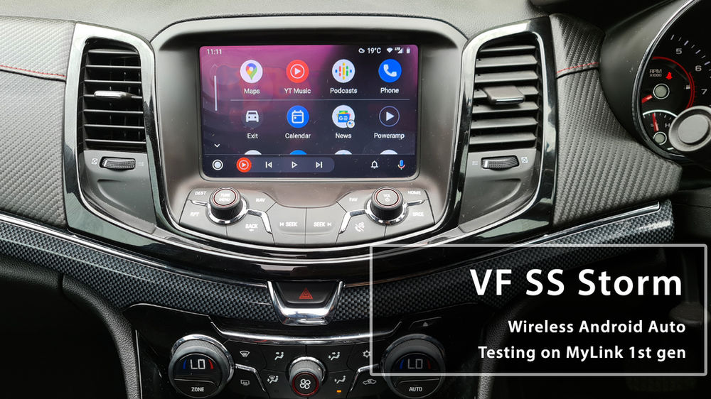 Wireless Android auto - VF Commodore