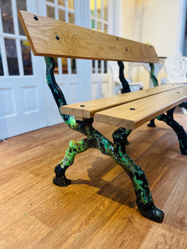 Branch Large Oak Bench | Three Lions Benches