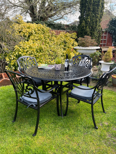 Hartman Amalfi Garden Furniture Patio Set | Three Lions Benches