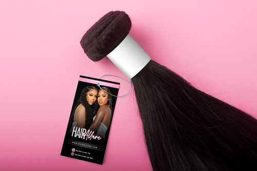 Hair Hang Tag Design | Branded by Blair