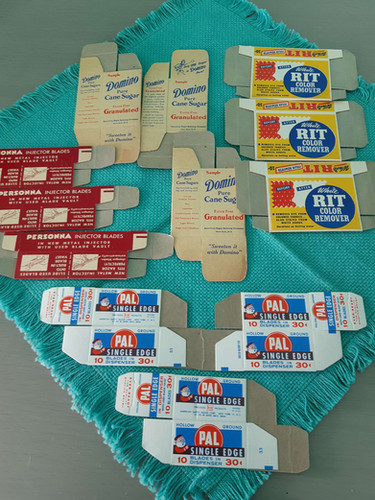 Antique Vintage Unused Product Boxes | Hidden Treasure