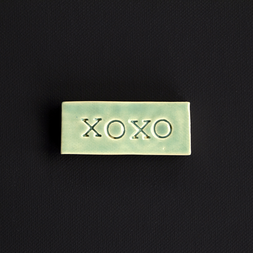 XOXO - word brick | Cath Kerr Art