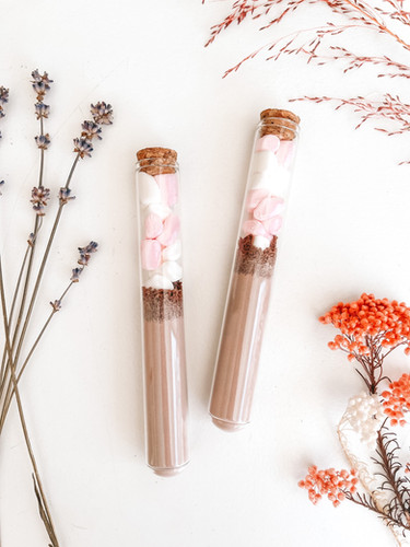 Single Hot Chocolate Test Tube | My Little Glass Jar