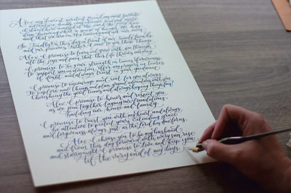 Brittany Ivey Designs | Wedding Calligraphy | Knoxville, TN and beyond