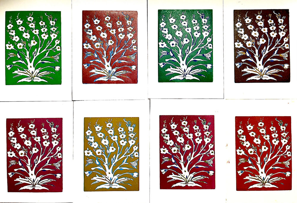 The Tree of Life ( lino prints using reduction method) | Art with Tricia