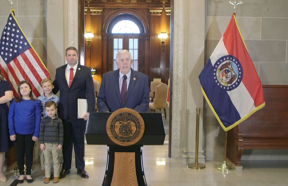 Governor Parson announces Andrew Bailey as Missouri's next Attorney General