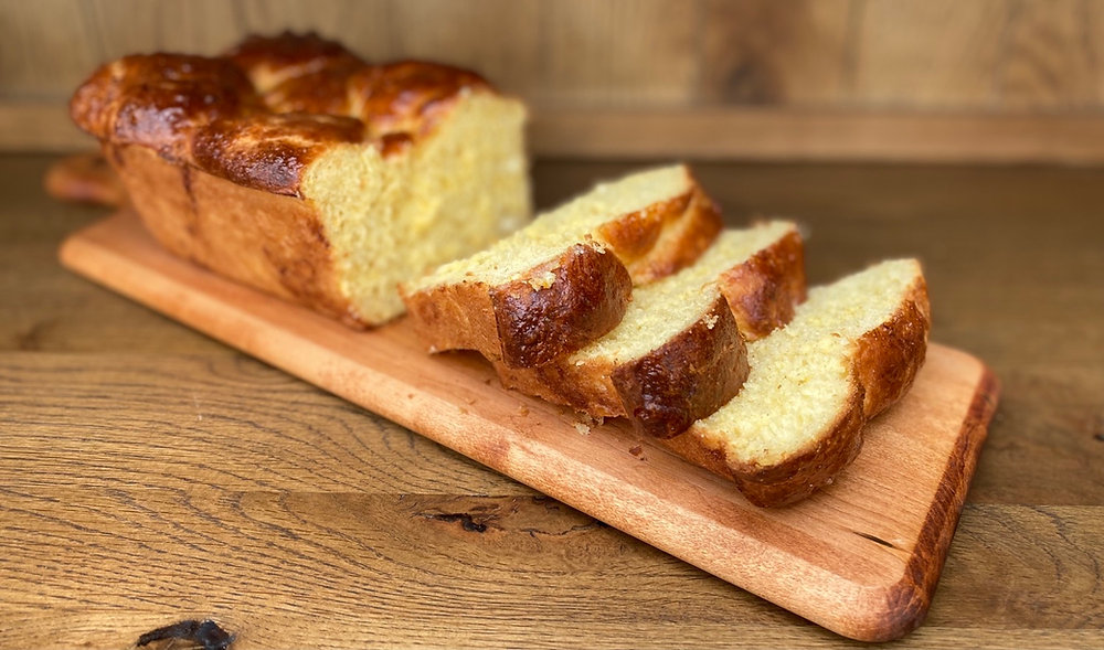 Orange & White Chocolate Brioche