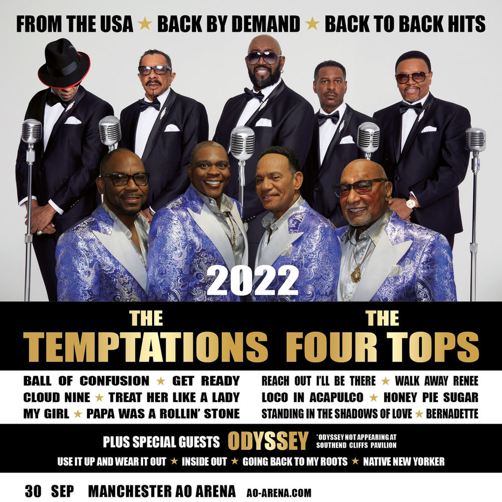 The Temptations And The Four Tops Plus Special Guests Odyssey ...