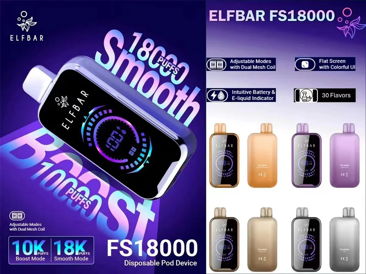 ELFBAR FS18000 STRAWBERRY GRAPE 18.000 PUFFS | bairesvapor