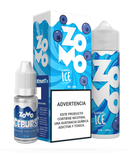 ZOMO JUICE ICEBURST BLUEBERRY ICE 60ml | bairesvapor