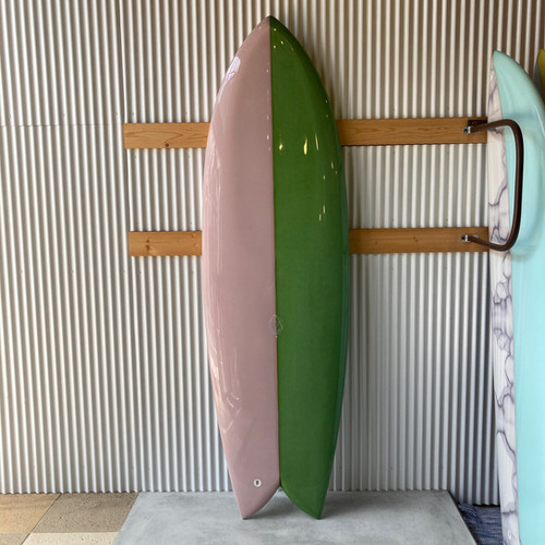 【Limited Edition】RICHES 5'8"×20 5/8x2 5/8 Pink Green Splits Polish ...