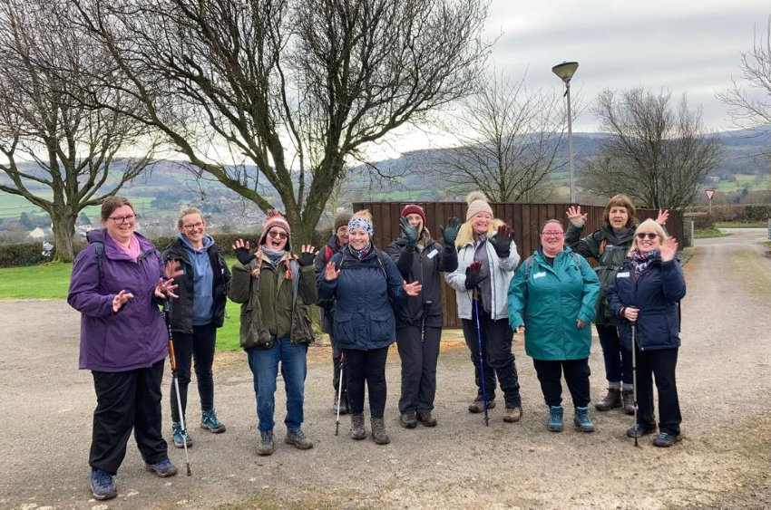 Women's Wellbeing guided walk in the Brecon Beacons near Talgarth
