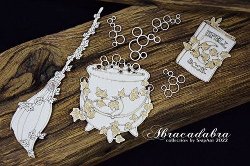 Abracadabra - Magical Set with Engraved Leaves | Mad Arches