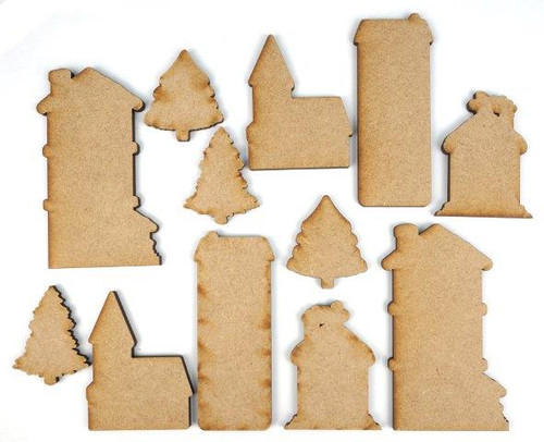 Creative Expressions Mini Town Houses MDF | Mad Arches