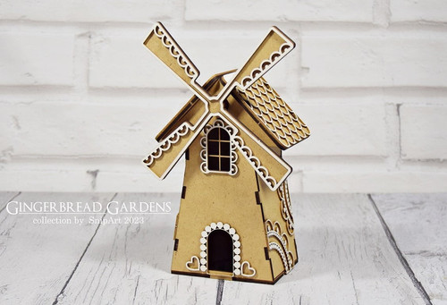 SnipArt - Gingerbread Gardens - Gingerbread Windmill | Mad Arches