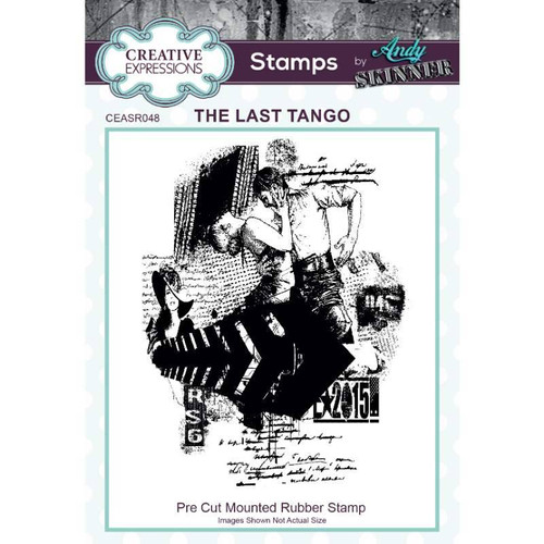 Andy Skinner The Last Tango Rubber Stamp | Mad Arches