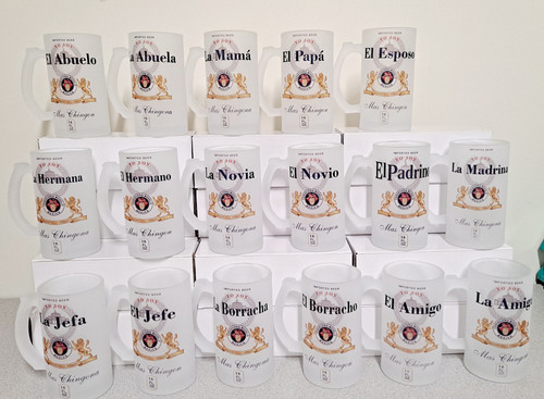 16oz frosted beer mug | CREACIONES DARELYS