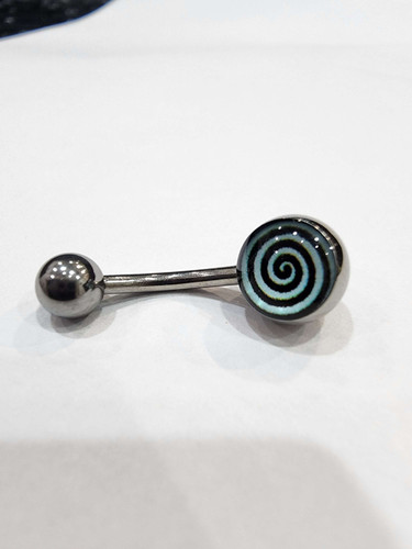 spiral belly button bar | handbodyconcepts