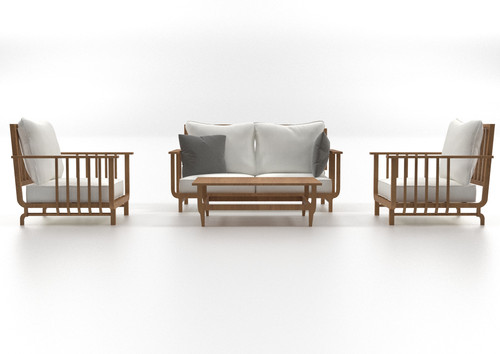 Rimini Sofa Wooden Set by Forgemobili |H.B.M. 3073 EUR