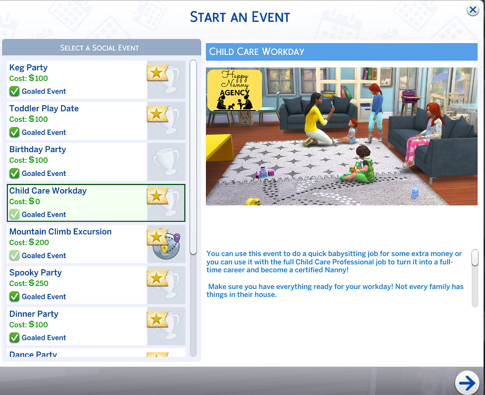 Happy Nanny Active Career Mod