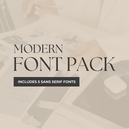 Sans Serif Font Pack | Z Graphics