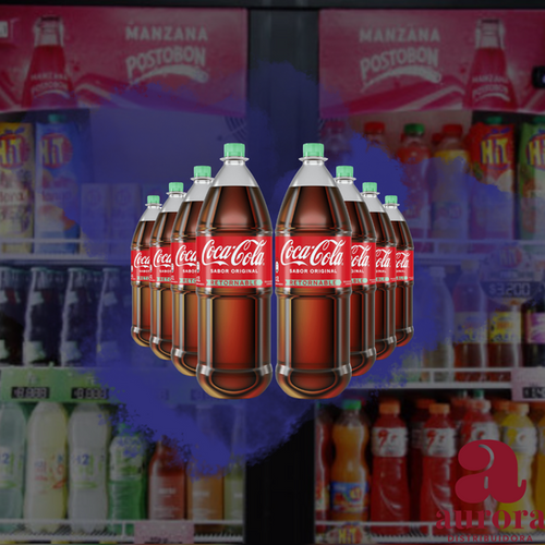 Canasta de Coca Cola RP 2 Litros X 9 | Aurora Licores