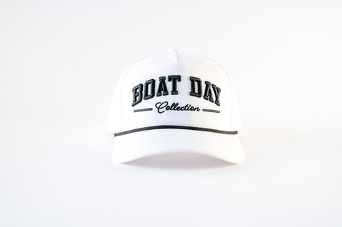 White Rope SnapBack Hat | Boat Day