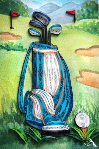 Golf bag | DragonfliesandCards