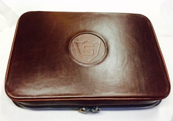 CUSTOM PERSONALIZED LEATHER PISTOL, RIFLE AND SHOTGUN CASES