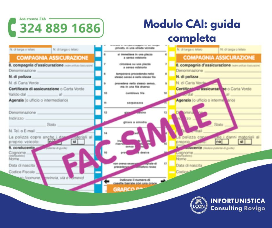 Valore probatorio del Modulo CAI