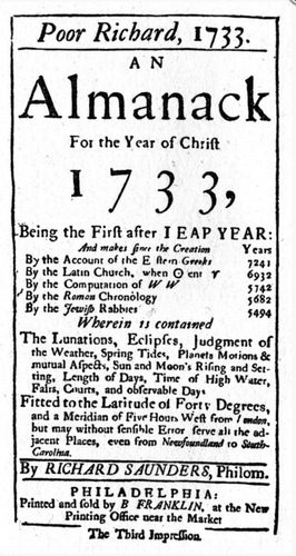 Poor Richard's Almanack | FromCommonHands