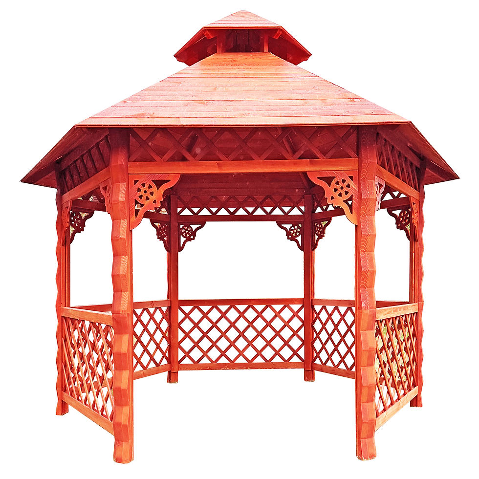 FOISOR HEXAGONAL CU STALPI DECORATIVI | dafios