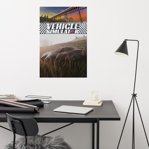 Vehicle Simulator: Taking Names and Following Track Poster | Summit Studios