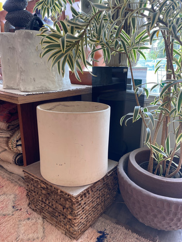 Architectual Pottery Cylinder Planter | Merchant