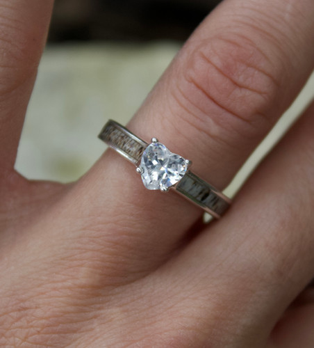 Sofia | The Antlered Doe| Women's Antler Engagement Ring